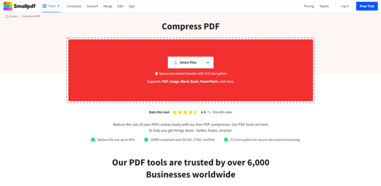 11 Best Compress PDF Tools (2026) [FREE]