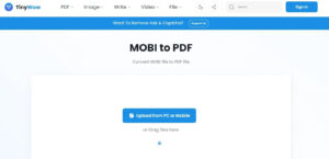 11 最佳将 MOBI 转换为 PDF 工具 (2024) [免费下 载]