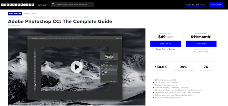 11 Best Photoshop Classes (2024)
