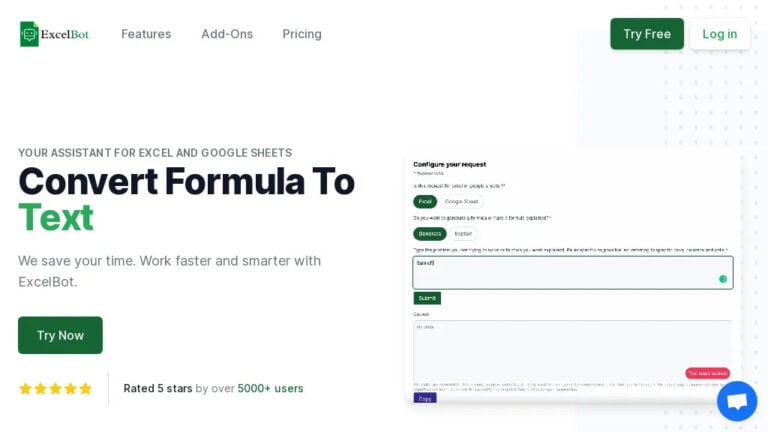 11 Best Excel AI Tools (2024) [FREE]