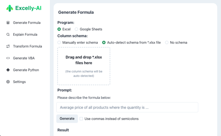 11 Best Excel AI Tools (2024) [FREE]