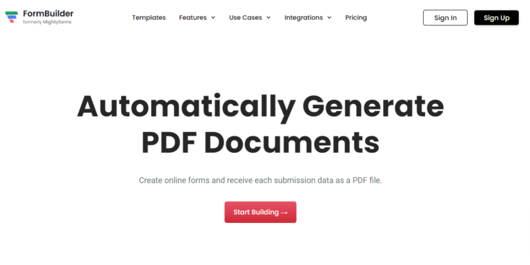 11 Best Create Fillable PDF Tools (2024) [FREE]