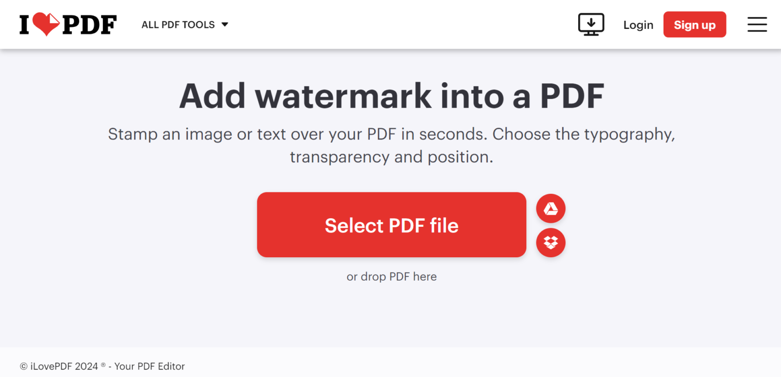 11 Tambahkan Tanda Air Terbaik ke PDF Alat (2024) [GRATIS]