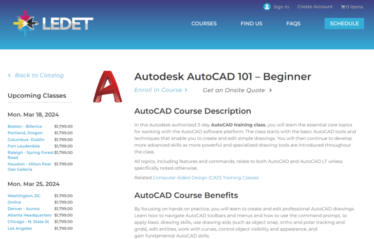 11 Best AutoCAD Classes (2024)