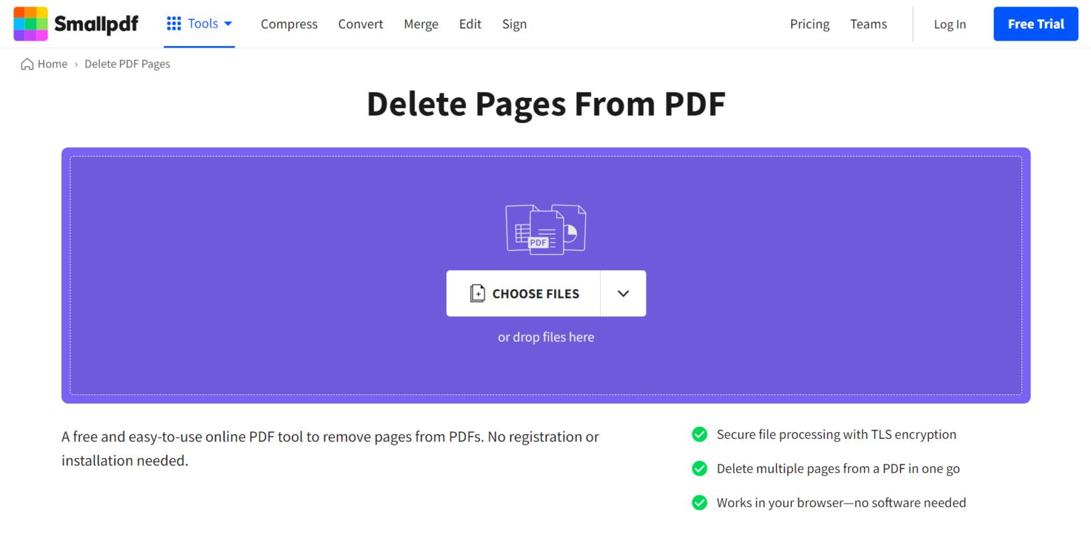 11 Best Delete PDF Pages Tools (2024) [FREE]