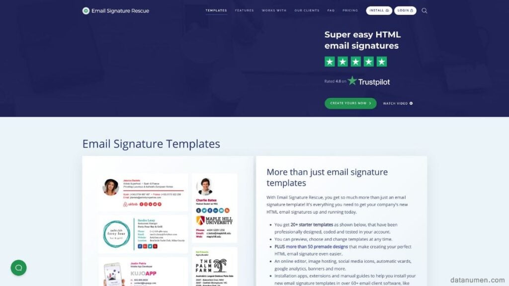 11 migliori siti di modelli di firma per Outlook (2024) [GRATUITI]
