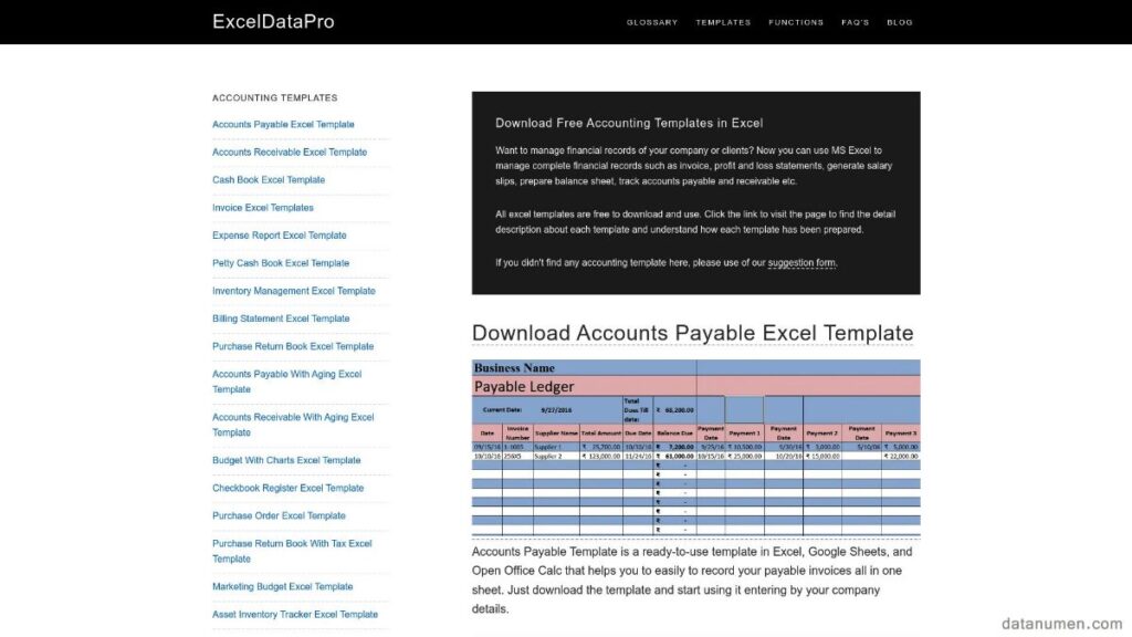 11 Best Excel Accounting Template Sites (2024) [FREE]