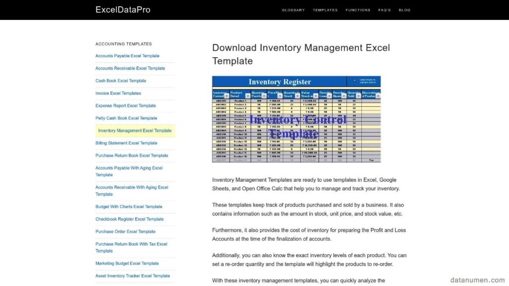 En İyi 11 Excel Envanter Şablon Sitesi (2024) [ÜCRETSİZ]
