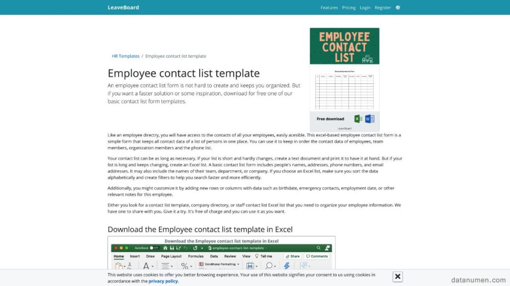 11 Best Excel Contact List Template Sites (2024) [FREE]