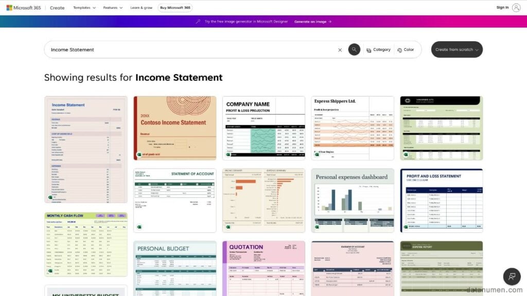 Excel-ийн орлогын тайлангийн шилдэг 11 сайт (2024) [ҮНЭГҮЙ]
