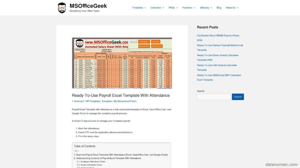 11 migliori siti di modelli di buste paga Excel (2024) [GRATUITI]