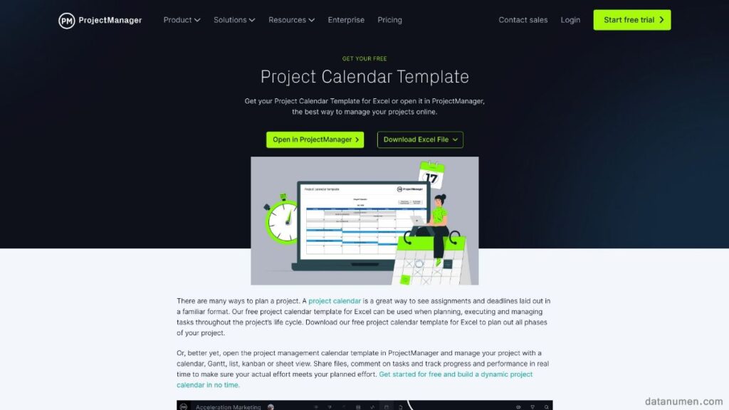 11 nejlepších webů se šablonami kalendáře Excel (2026) [ZDARMA]