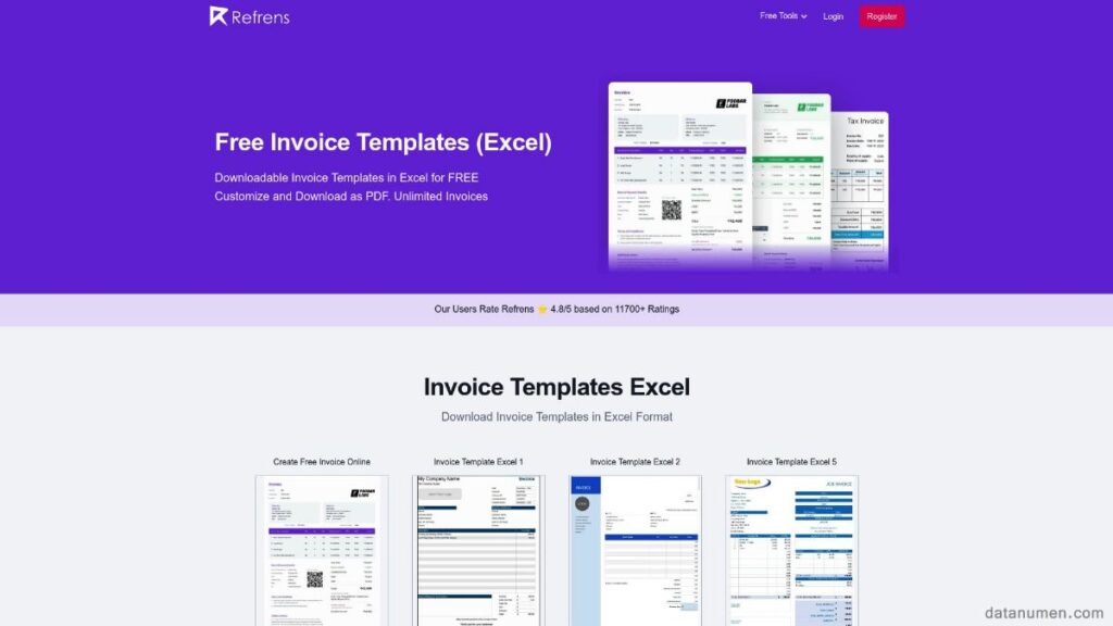 11 melhores sites de modelos de fatura em Excel (2024) [GRÁTIS]