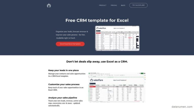 11 Best Excel CRM Template Sites (2024) [FREE]