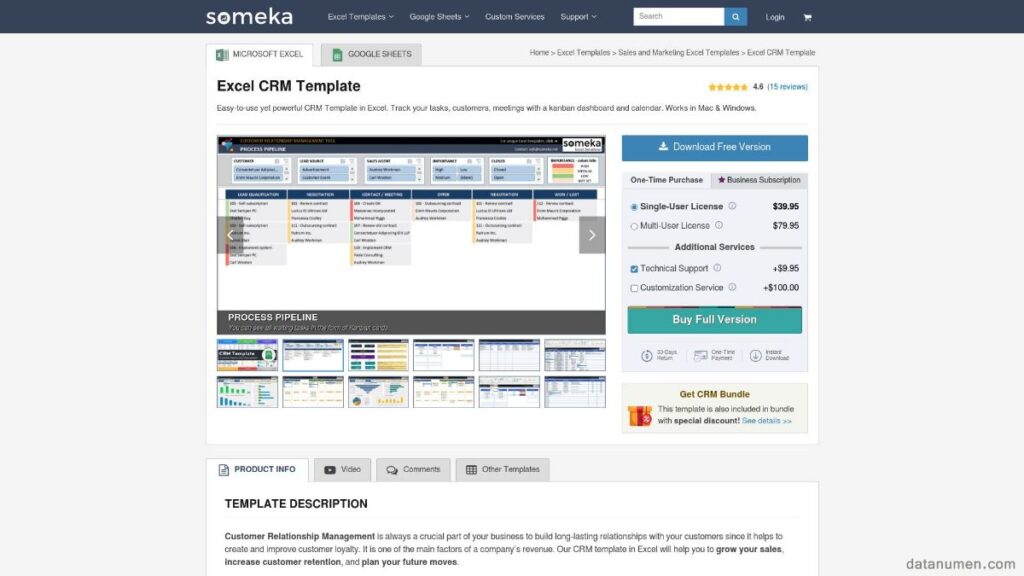 11 Best Excel CRM Template Sites (2024) [FREE]