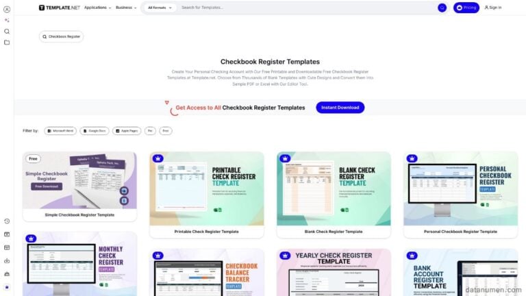 11 Best Excel Checkbook Register Template Sites (2024) [FREE]