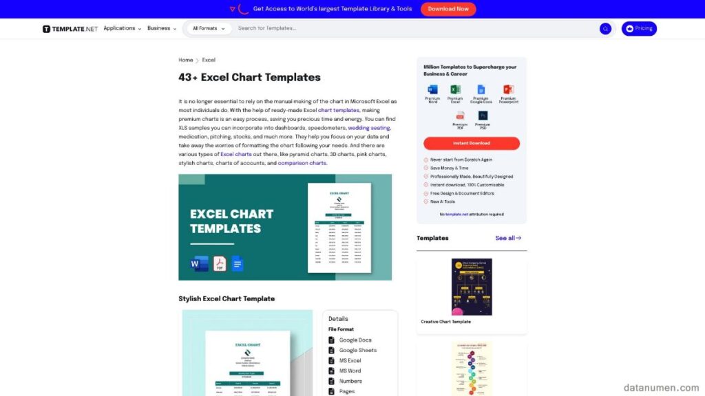 11 Best Excel Chart Template Sites (2024) [FREE]