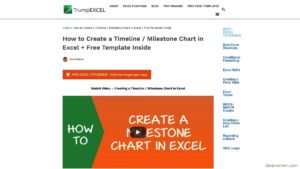 8 Best Excel Timeline Template Sites (2024) [FREE]