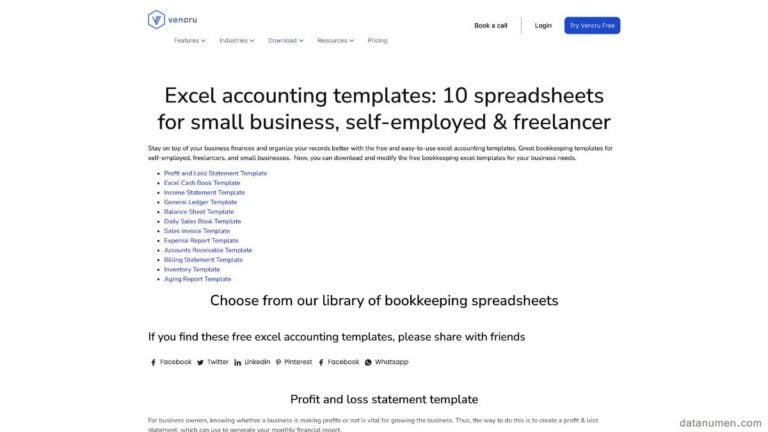 11 beste nettsteder for Excel-regnskapsmaler (2026) [GRATIS]