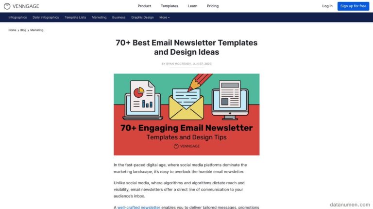 11 Best Outlook Newsletter Template Sites (2024) [FREE]