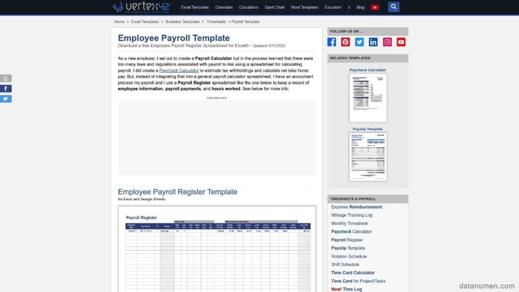11 Best Excel Payroll Template Sites (2024) [FREE]