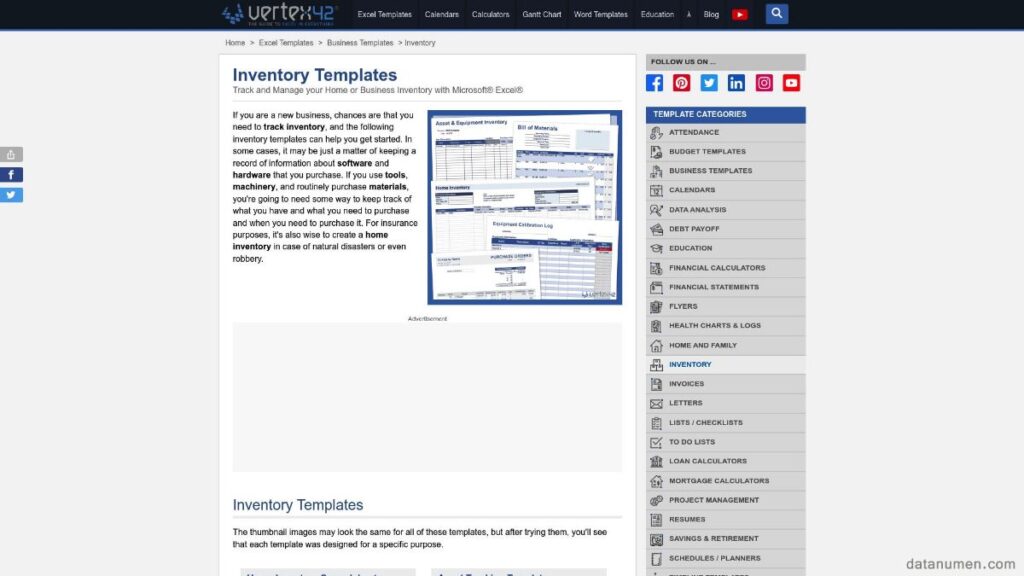 Die 11 besten Excel-Inventarvorlagen-Sites (2024) [KOSTENLOS]