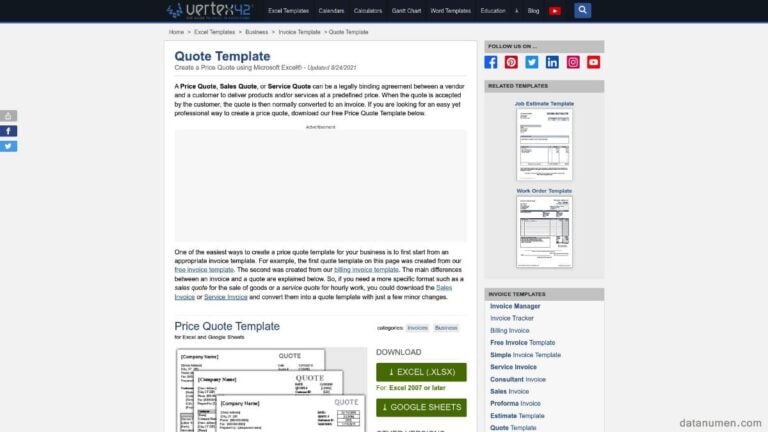 Excel ийн 11 шилдэг үнийн саналын загвар сайт 2024 [ҮНЭГҮЙ]