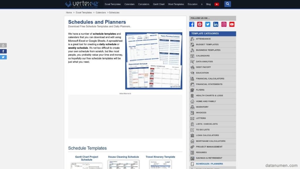 11 шилдэг Excel хуваарийн загвар сайт 2024 [ҮНЭГҮЙ]