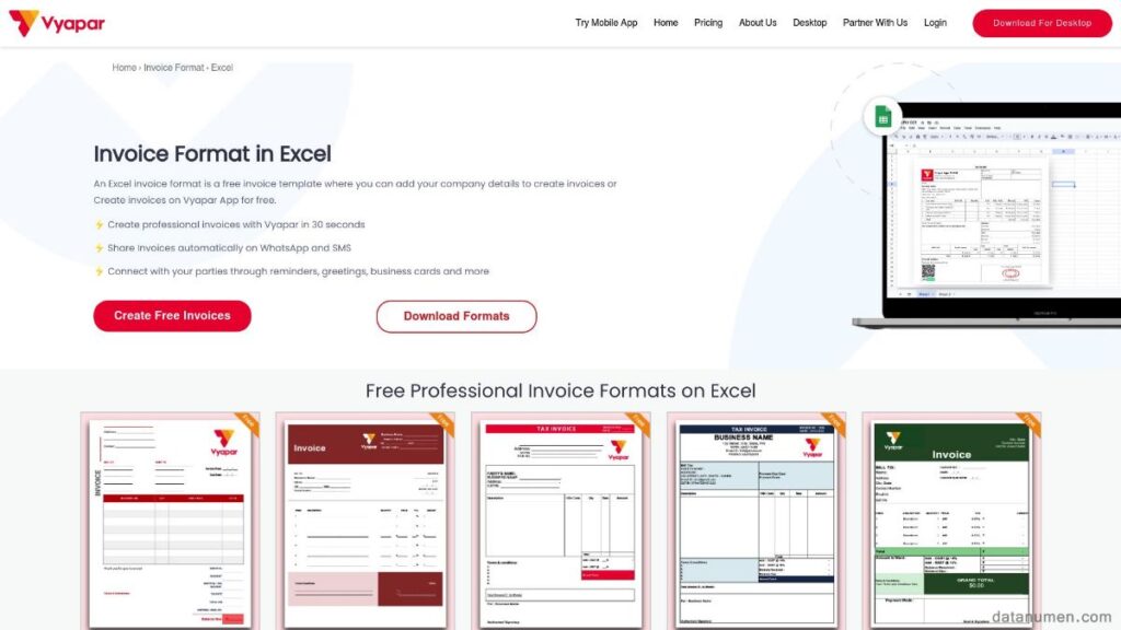11 melhores sites de modelos de fatura em Excel (2026) [GRÁTIS]