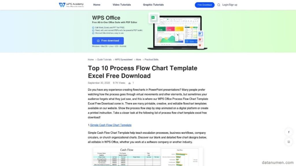 11 Best Excel Flow Chart Template Sites (2024) [FREE]