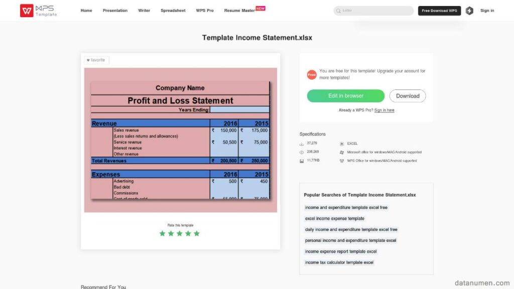 Excel-ийн орлогын тайлангийн шилдэг 11 сайт (2024) [ҮНЭГҮЙ]