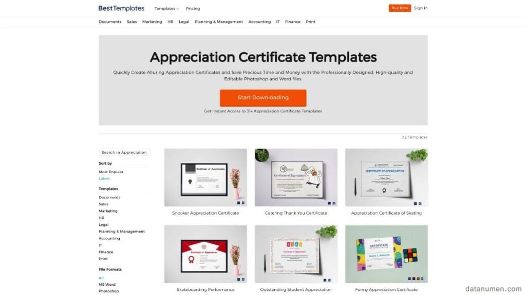 11 meilleurs sites de modèles de certificats d'appréciation Word (2024)