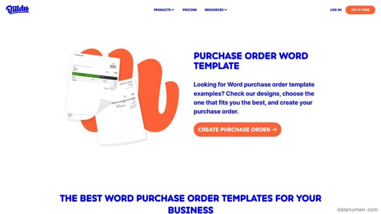 11 meilleurs sites de modèles de bons de commande Word (2024) [GRATUIT]
