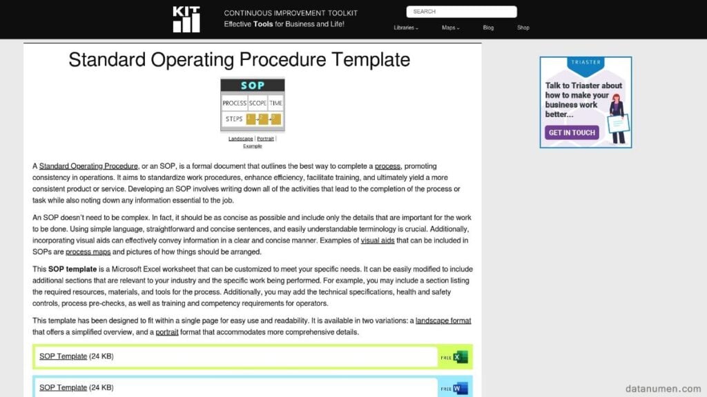 11 个最佳 Word SOP 模板网站（2024）[免费]
