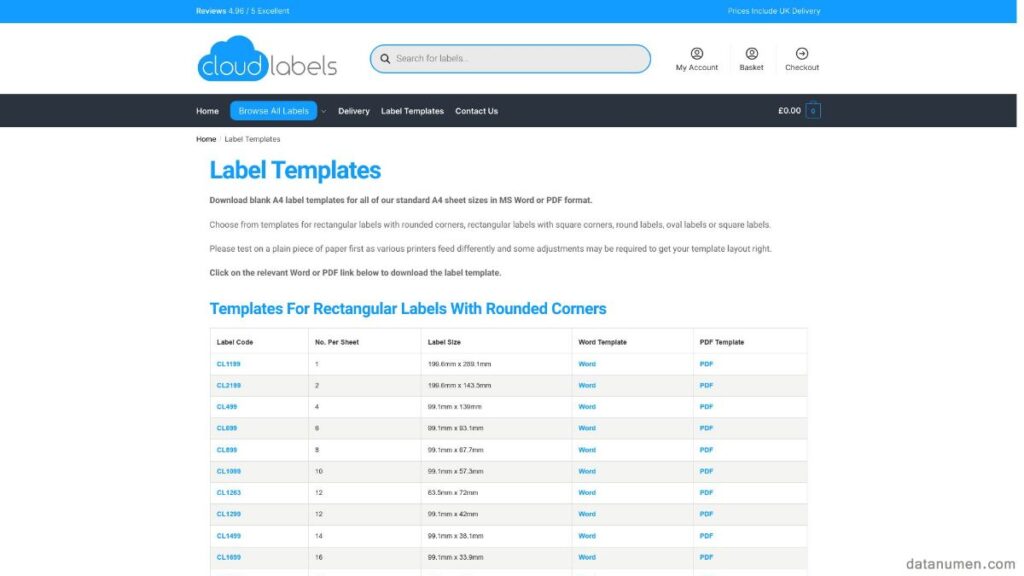 11 meilleurs sites de modèles d'étiquettes Word (2024) [GRATUIT]