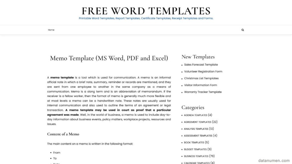 11 meilleurs sites de modèles de mémos Word (2024) [GRATUIT]