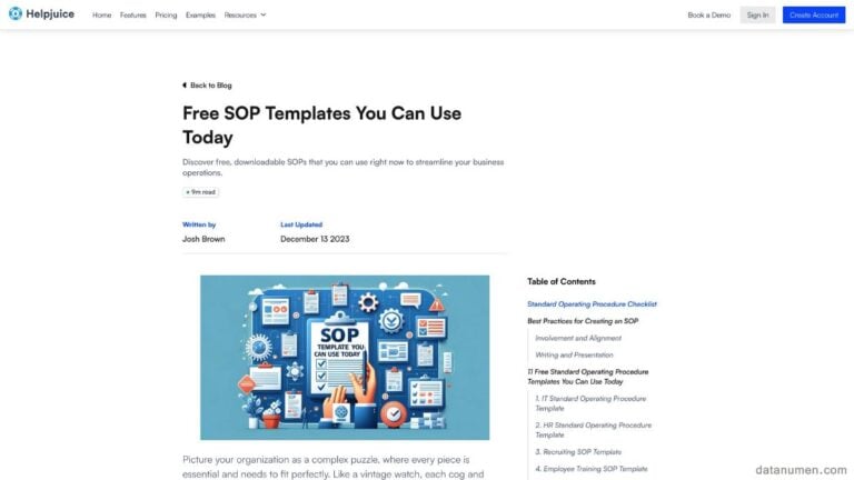 11 个最佳 Word SOP 模板网站（2024）[免费]