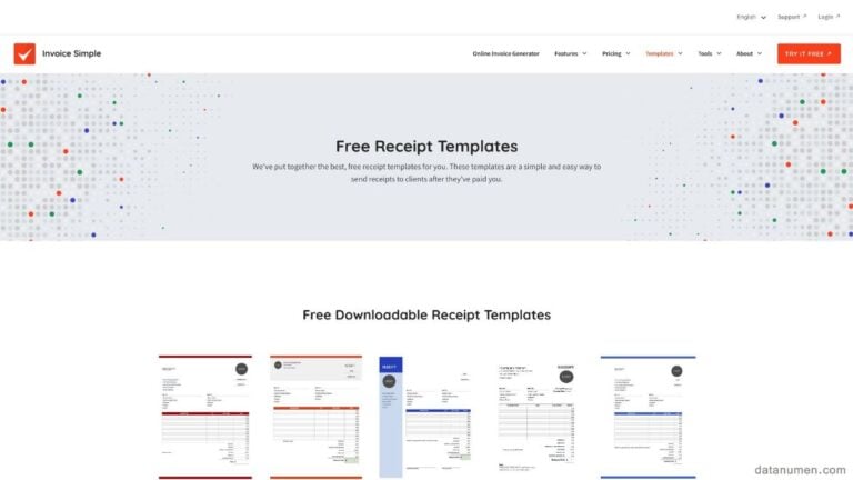 11 Tapak Templat Resit Pembayaran Word Terbaik (2024) [PERCUMA]