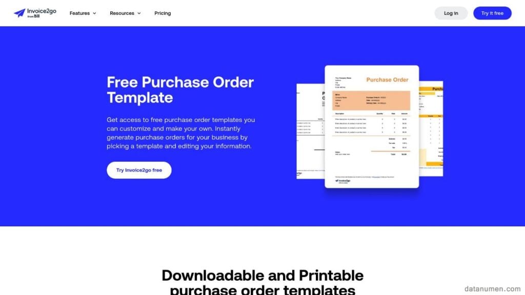 11 meilleurs sites de modèles de bons de commande Word (2024) [GRATUIT]