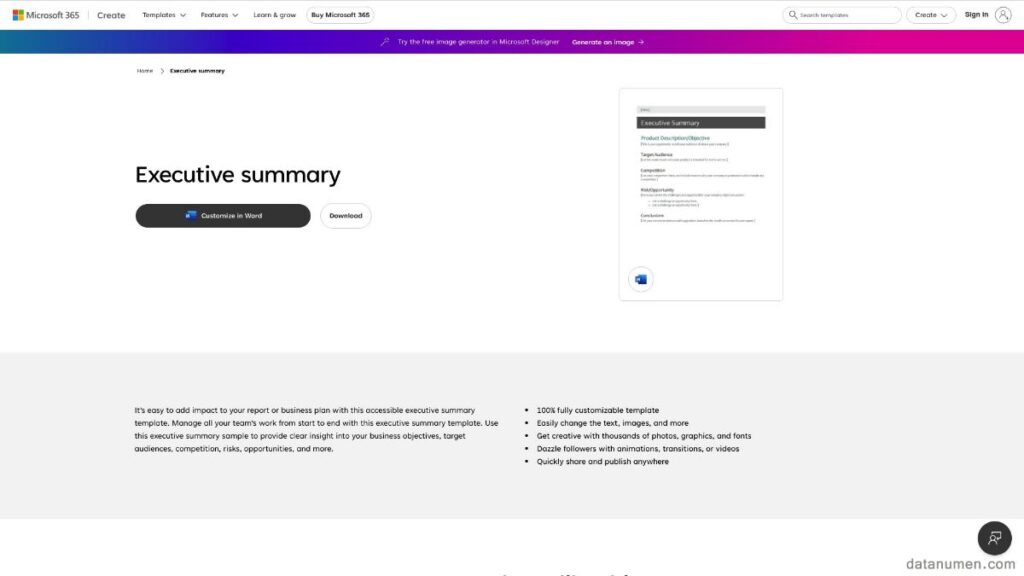 11 Best Word Executive Summary Template Sites 2024 [free]