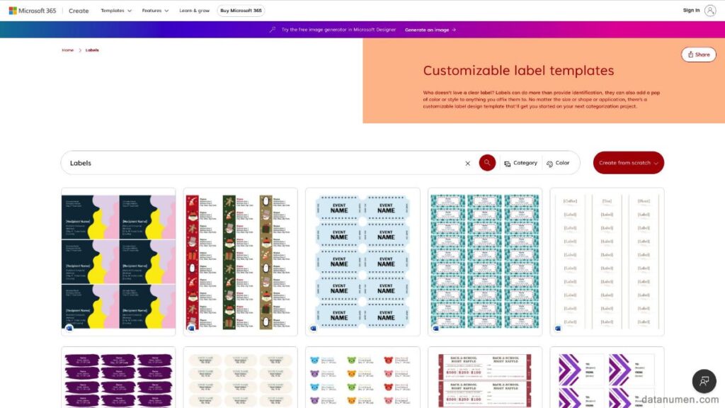 11 най-добри сайтове за шаблони за етикети на Word (2024) [БЕЗПЛАТНО]