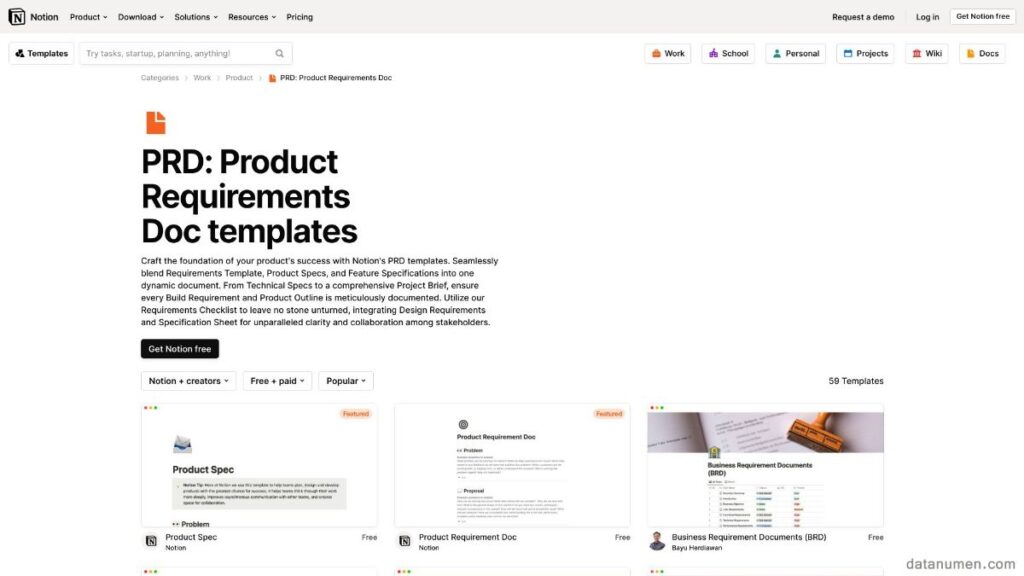 Los 8 mejores sitios de plantillas de documentos de requisitos de ...