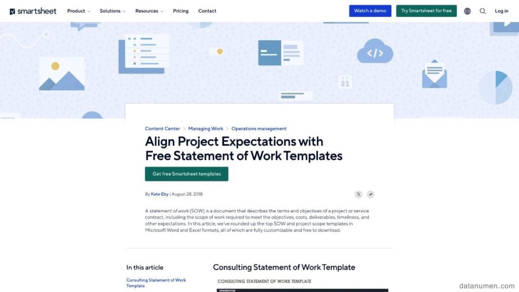 11 Best Word Statement of Work Template Sites (2024) [FREE]