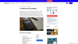 11 Best Word References Template Sites (2024) [FREE]