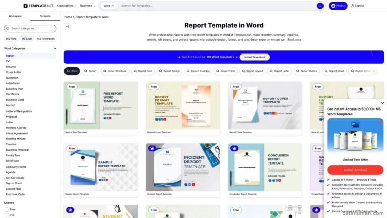 11 Best Word Report Template Sites (2024) [FREE]