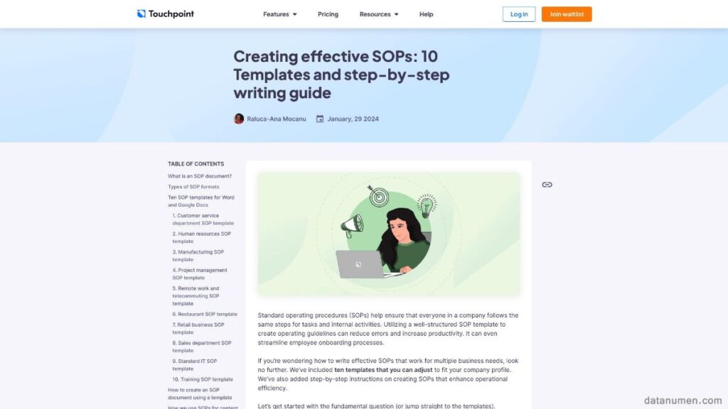 11 个最佳 Word SOP 模板网站（2024）[免费]