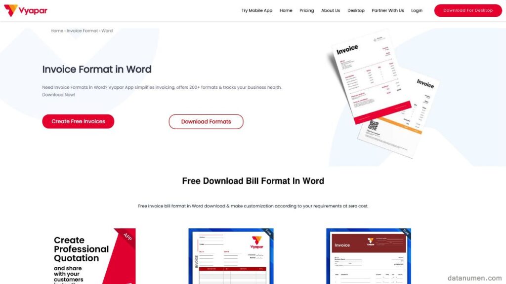 11 Best Word Invoice Template Sites (2024) [FREE]