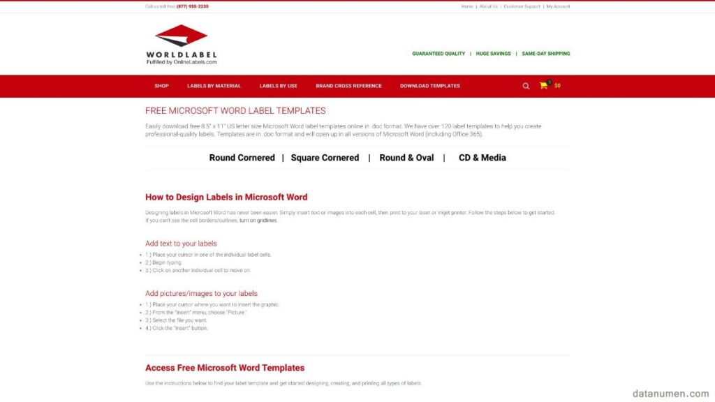11 meilleurs sites de modèles d'étiquettes Word (2024) [GRATUIT]