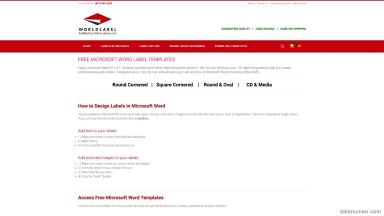 11 meilleurs sites de modèles d'étiquettes Word (2024) [GRATUIT]