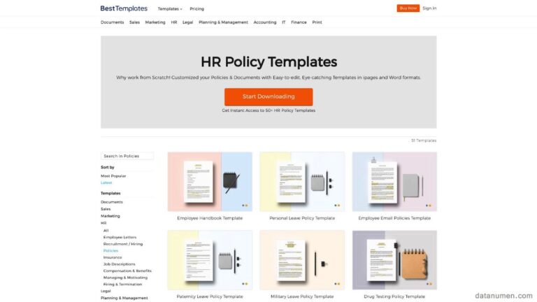 11 Best Word Policy and Procedure Template Sites (2024) [FREE]